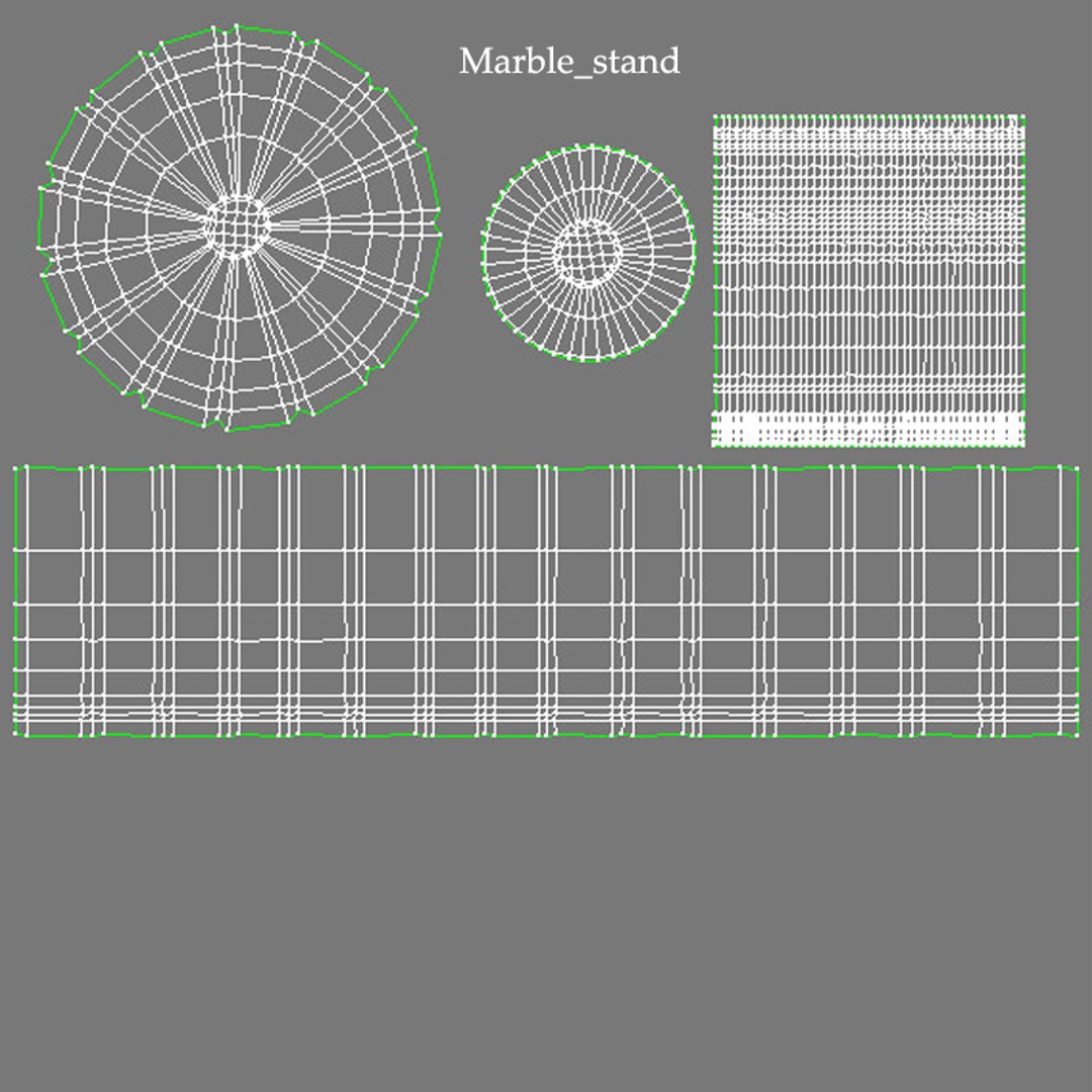3D Chocolate Marble Stand Model - TurboSquid 2416471
