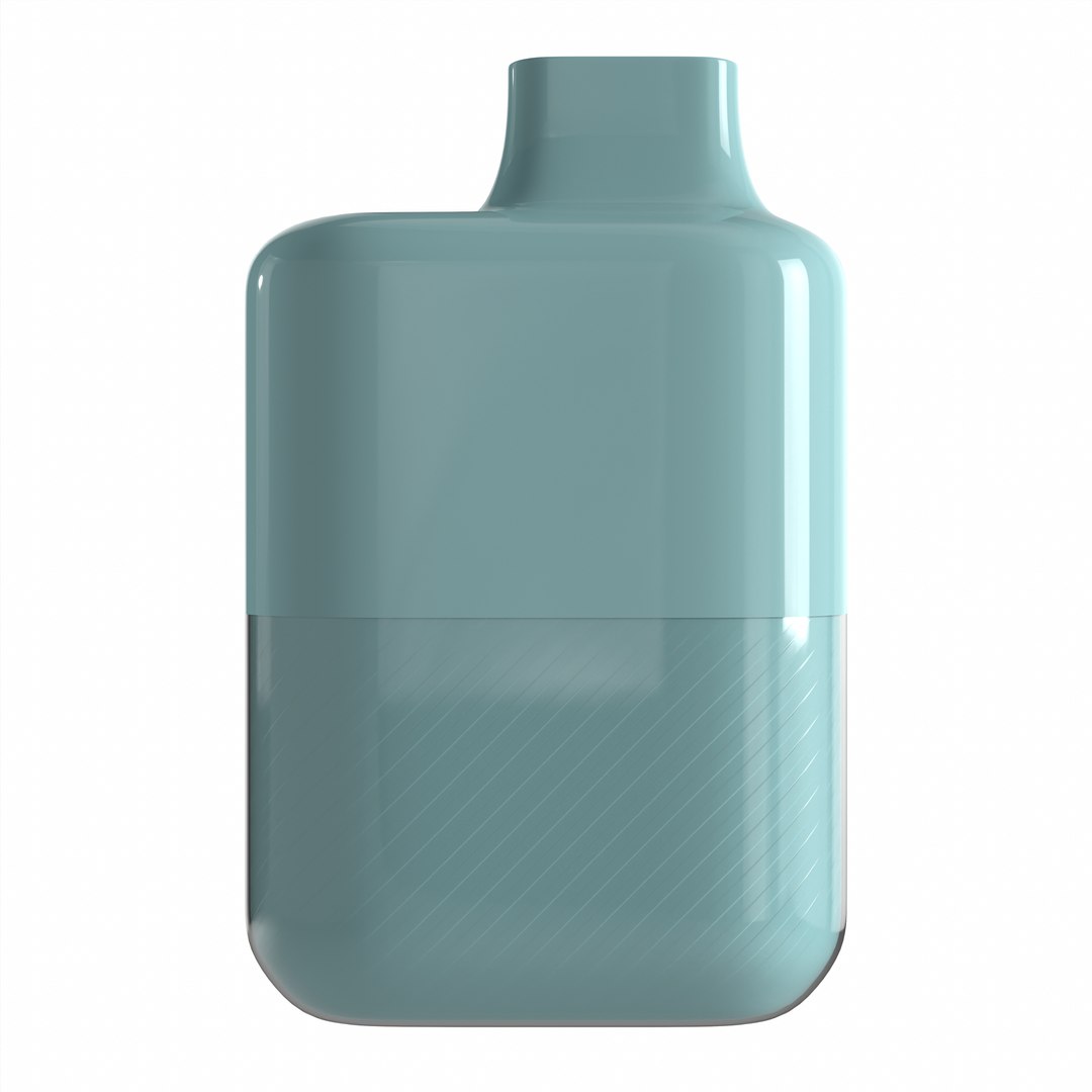 Vozol Alien 5000 Blue Razz Ice - 3D Model PBR 4K Low-poly 3D Model 3D ...