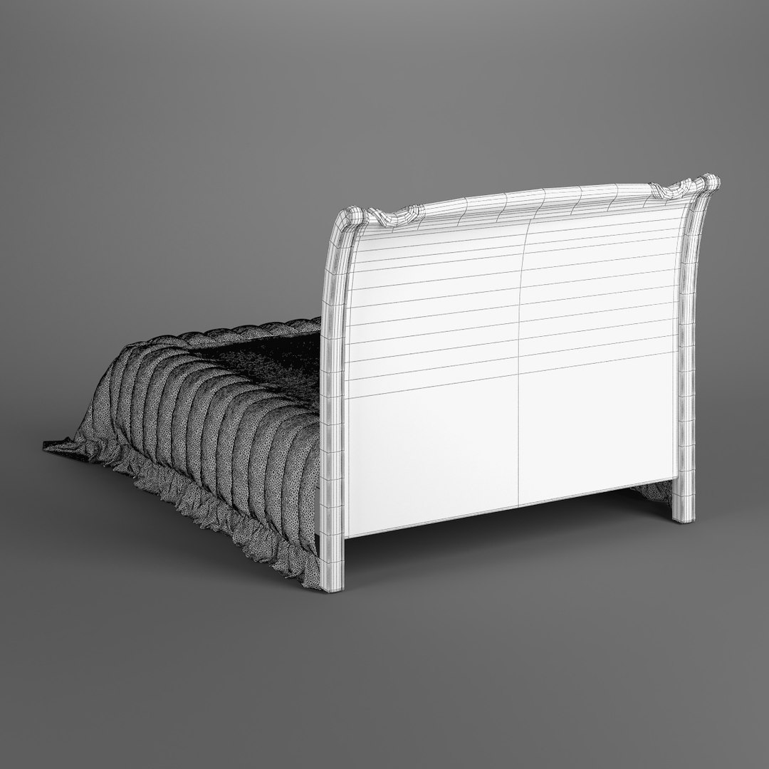 230-1 Carpenter Bed Plan 3D Model - TurboSquid 1192054