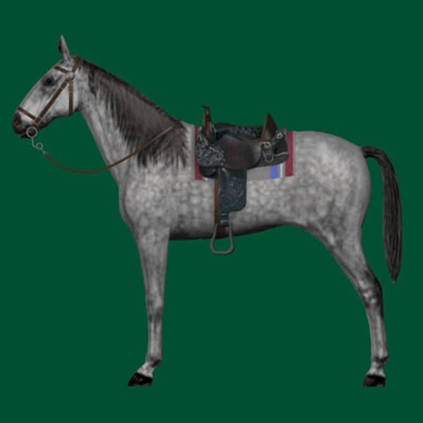 horse animate 3d model