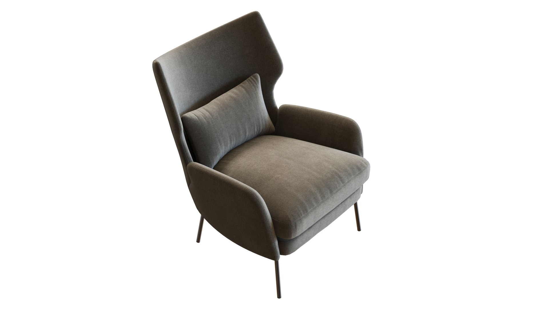 Crate And Barrel Alex Armchair Model - TurboSquid 1983497