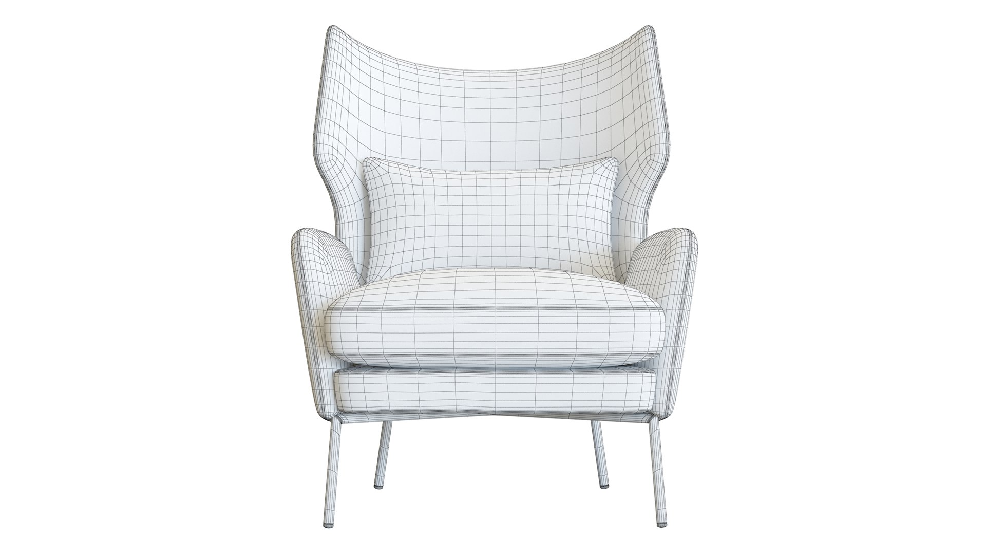 Crate And Barrel Alex Armchair Model - TurboSquid 1983497