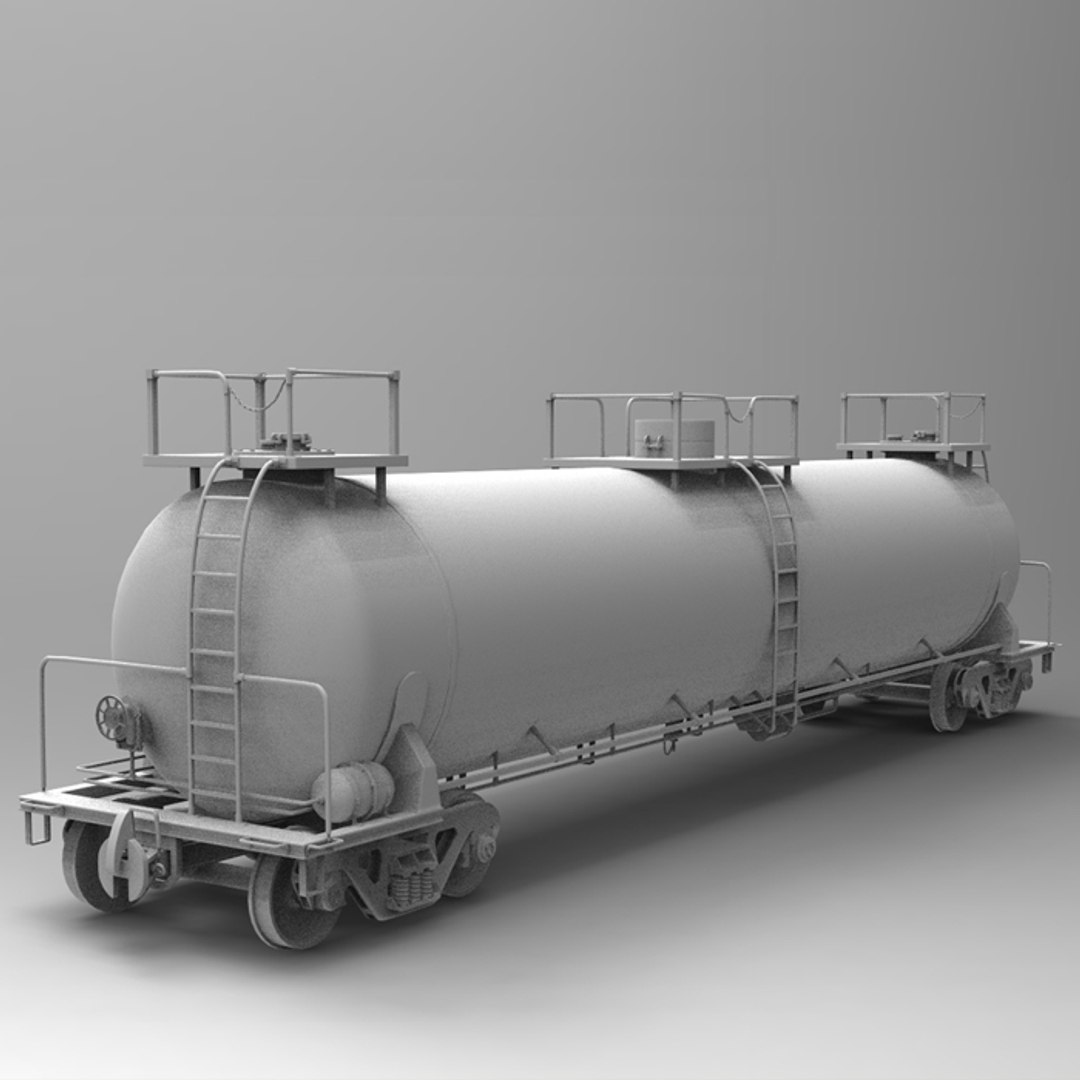 3dsmax rail tanker