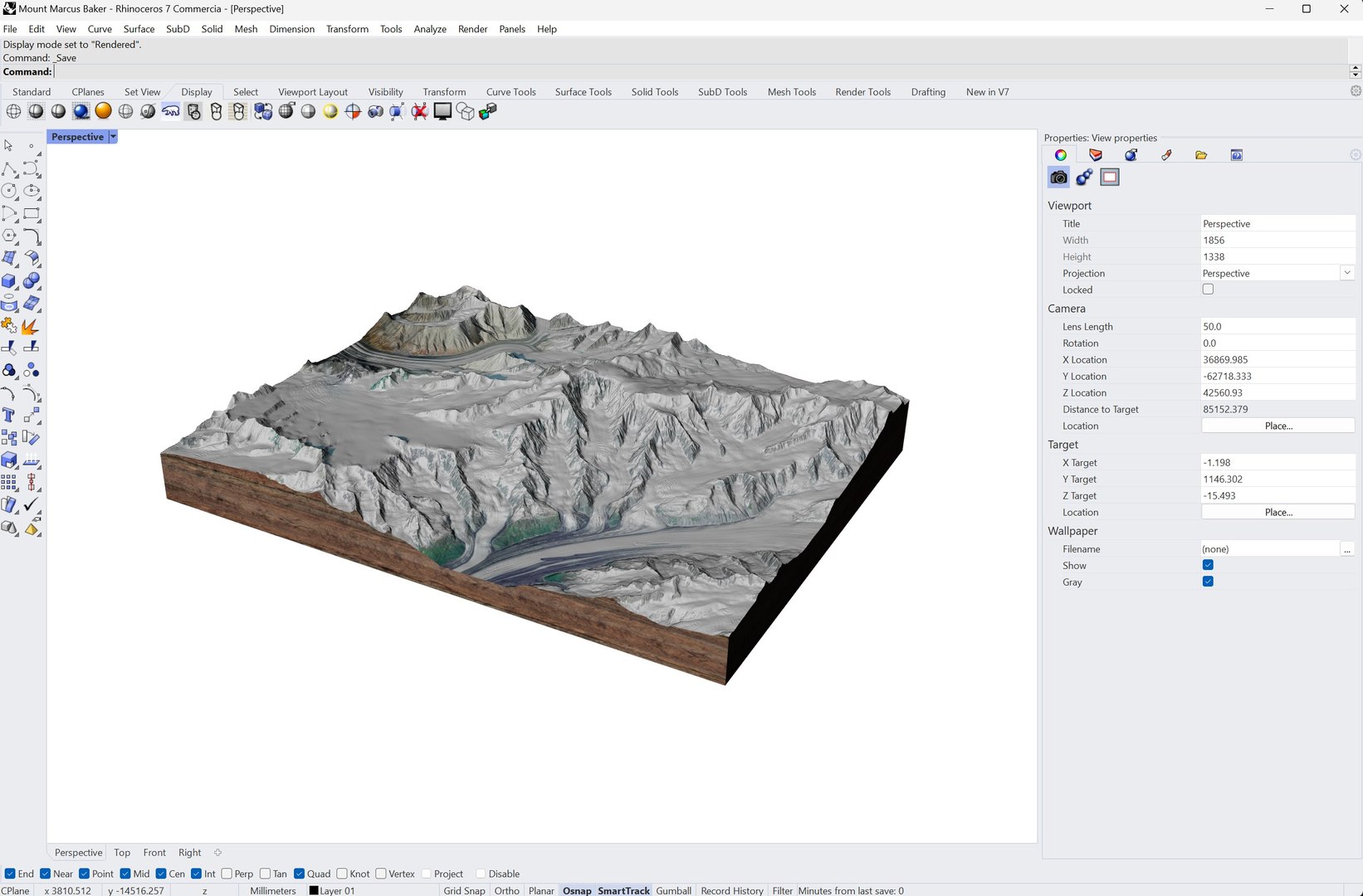 3D Mount Marcus Baker Alaska - TurboSquid 2061857