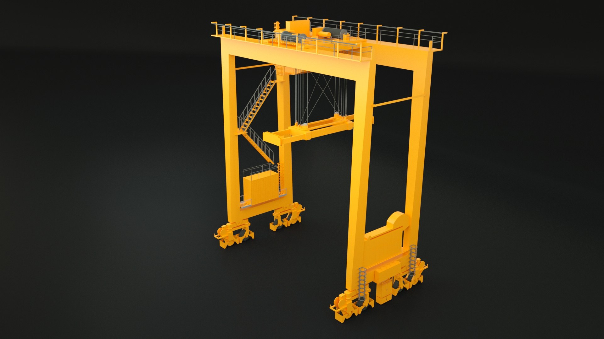 Crane 3D Model 3D Model - TurboSquid 2203677