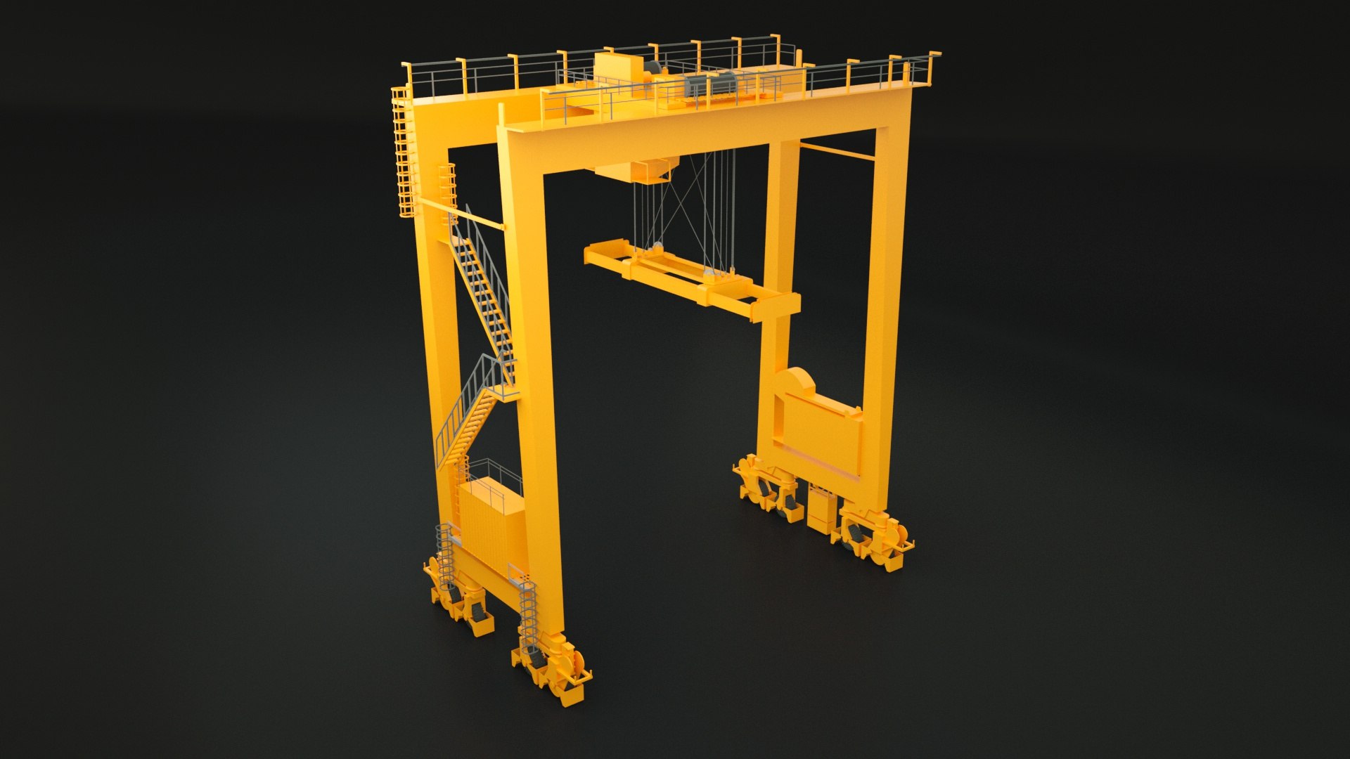 Crane 3D Model 3D Model - TurboSquid 2203677