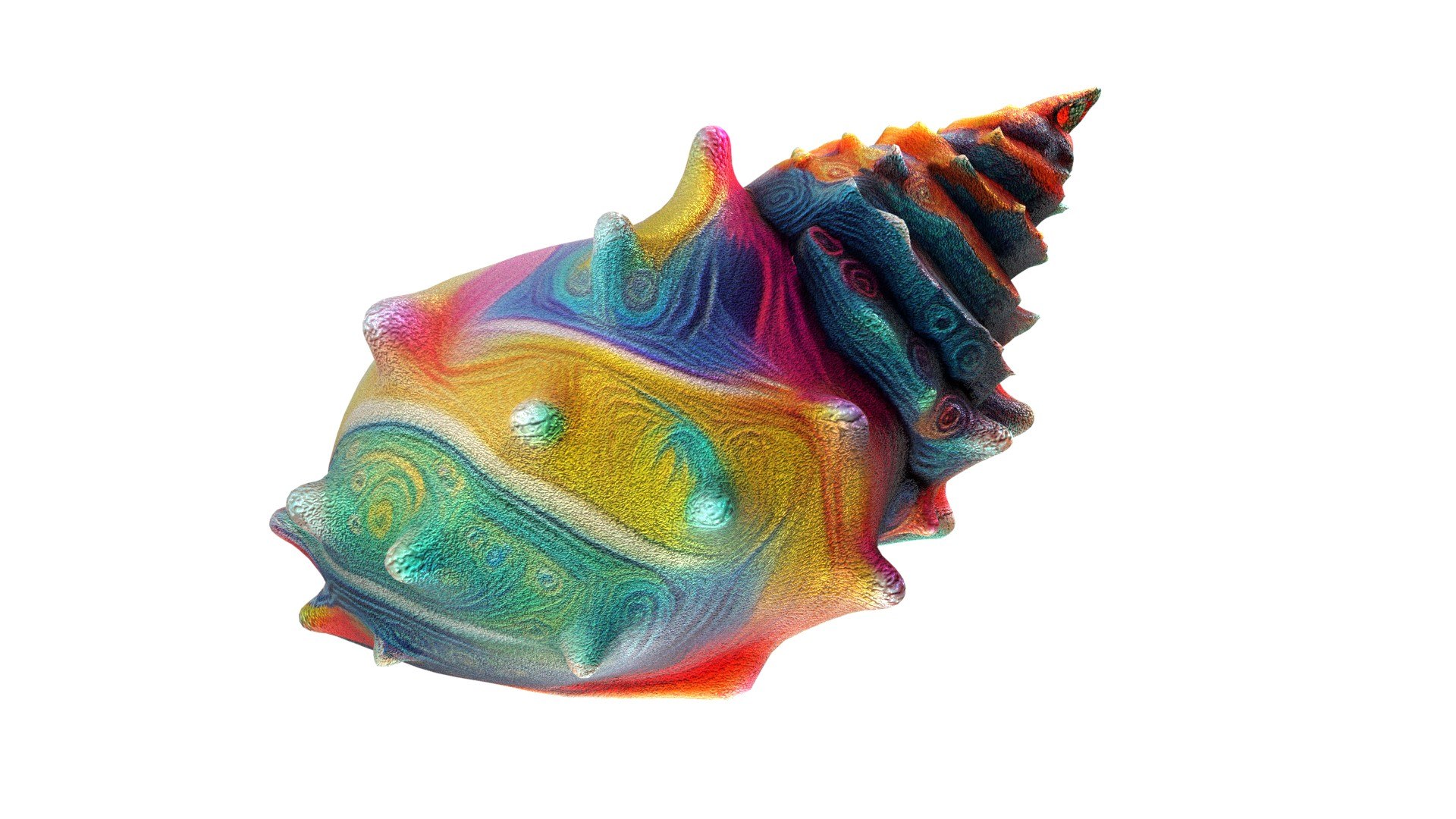 3D Conch Shell V9 - TurboSquid 2370738
