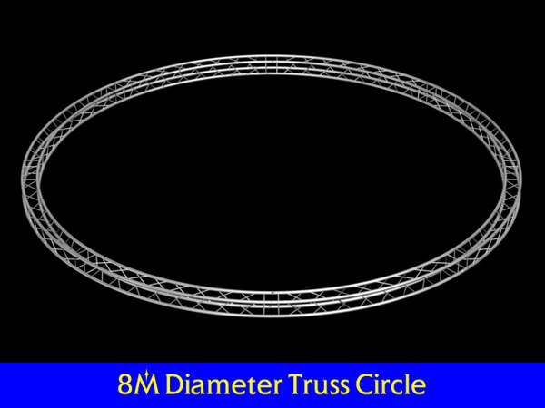 3d 8m truss circle 8 model