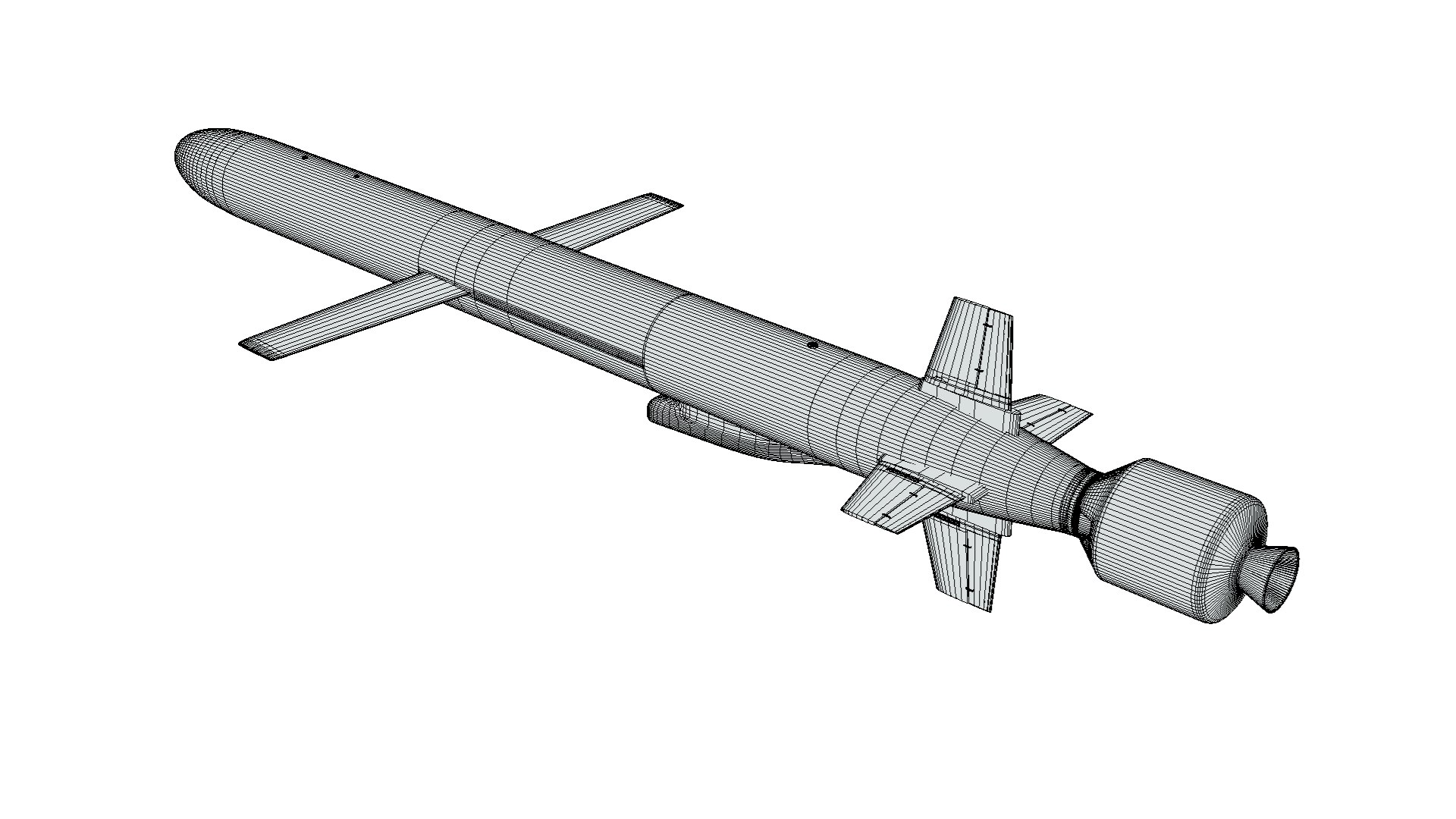 3D YJ-62 Chinese Anti-Ship Cruise Missile - TurboSquid 1813330
