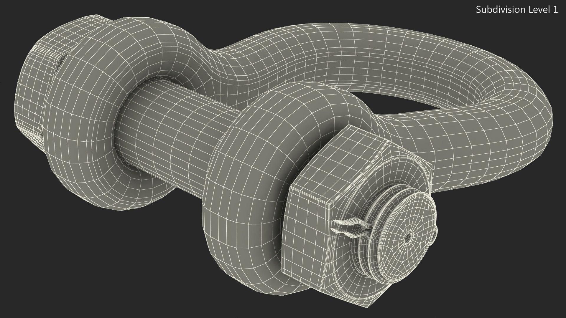 Aluminum Anchor Shackle 3D model - TurboSquid 2022343