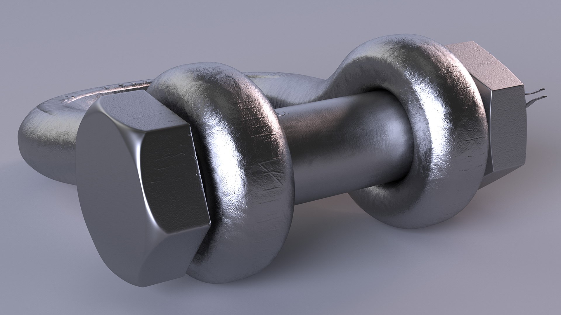 Aluminum Anchor Shackle 3D model - TurboSquid 2022343