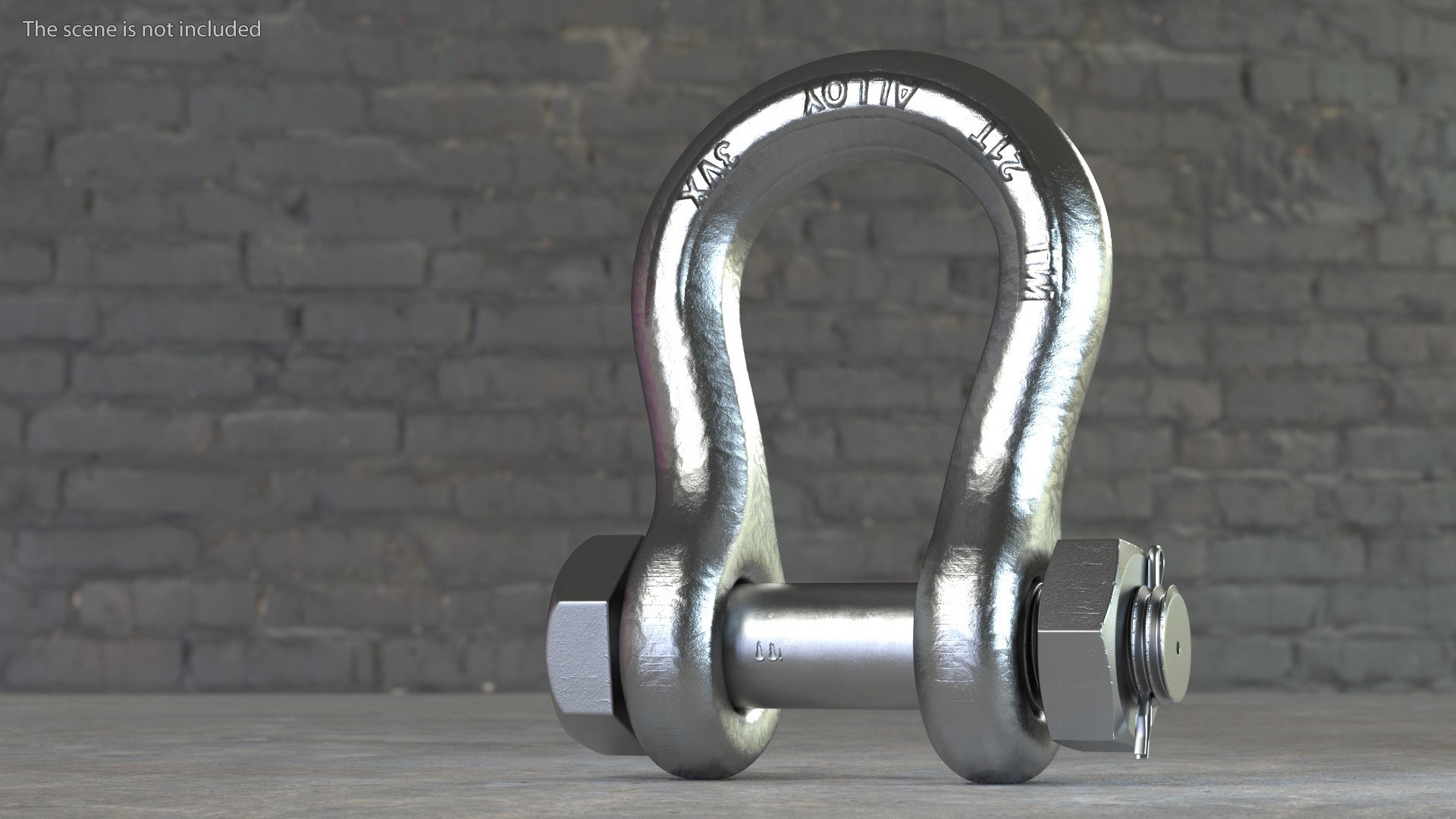 Aluminum Anchor Shackle 3D model - TurboSquid 2022343