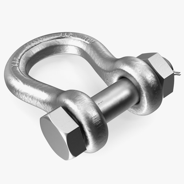 Aluminum Anchor Shackle 3D model - TurboSquid 2022343