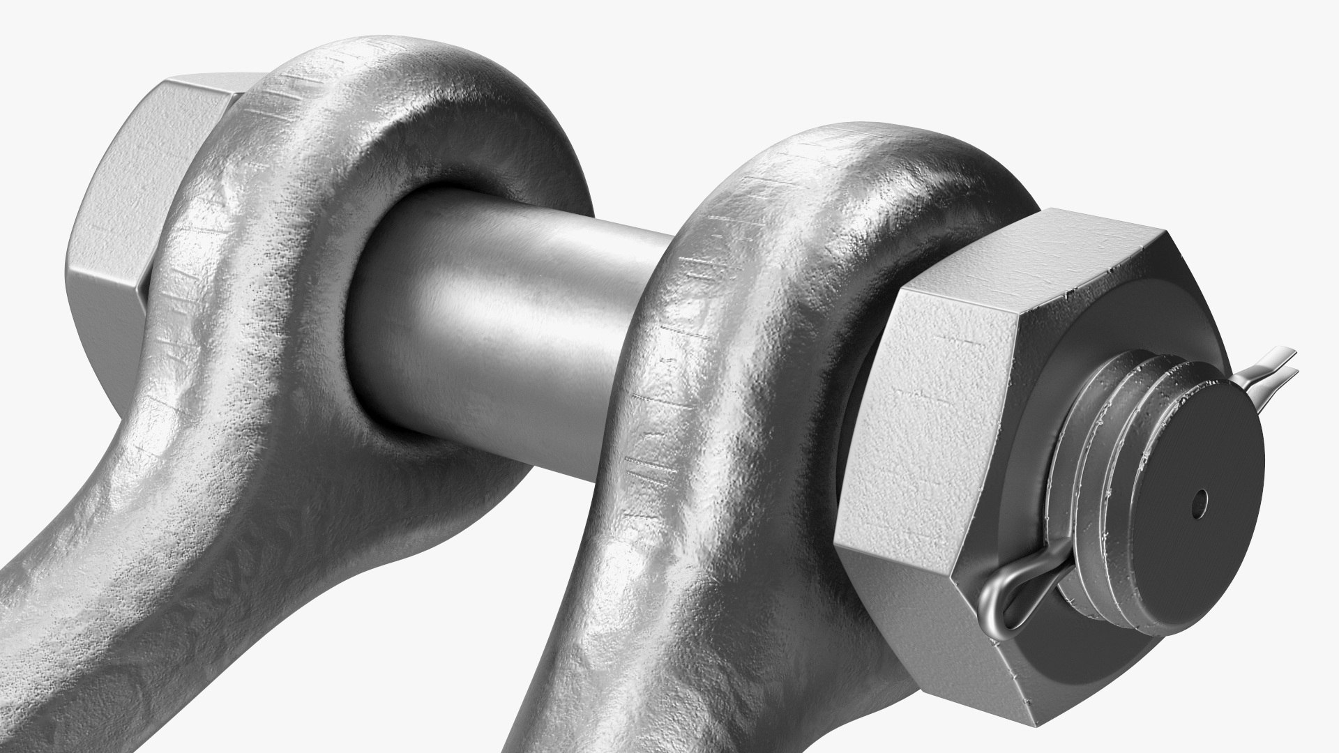 Aluminum Anchor Shackle 3D model - TurboSquid 2022343