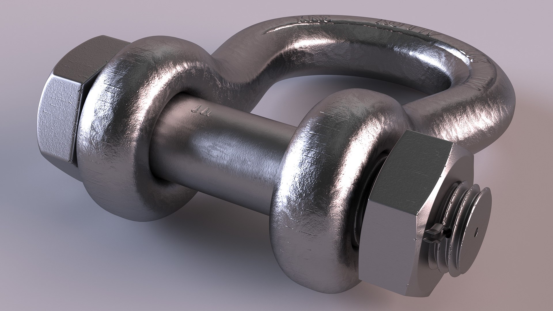 Aluminum Anchor Shackle 3D model - TurboSquid 2022343