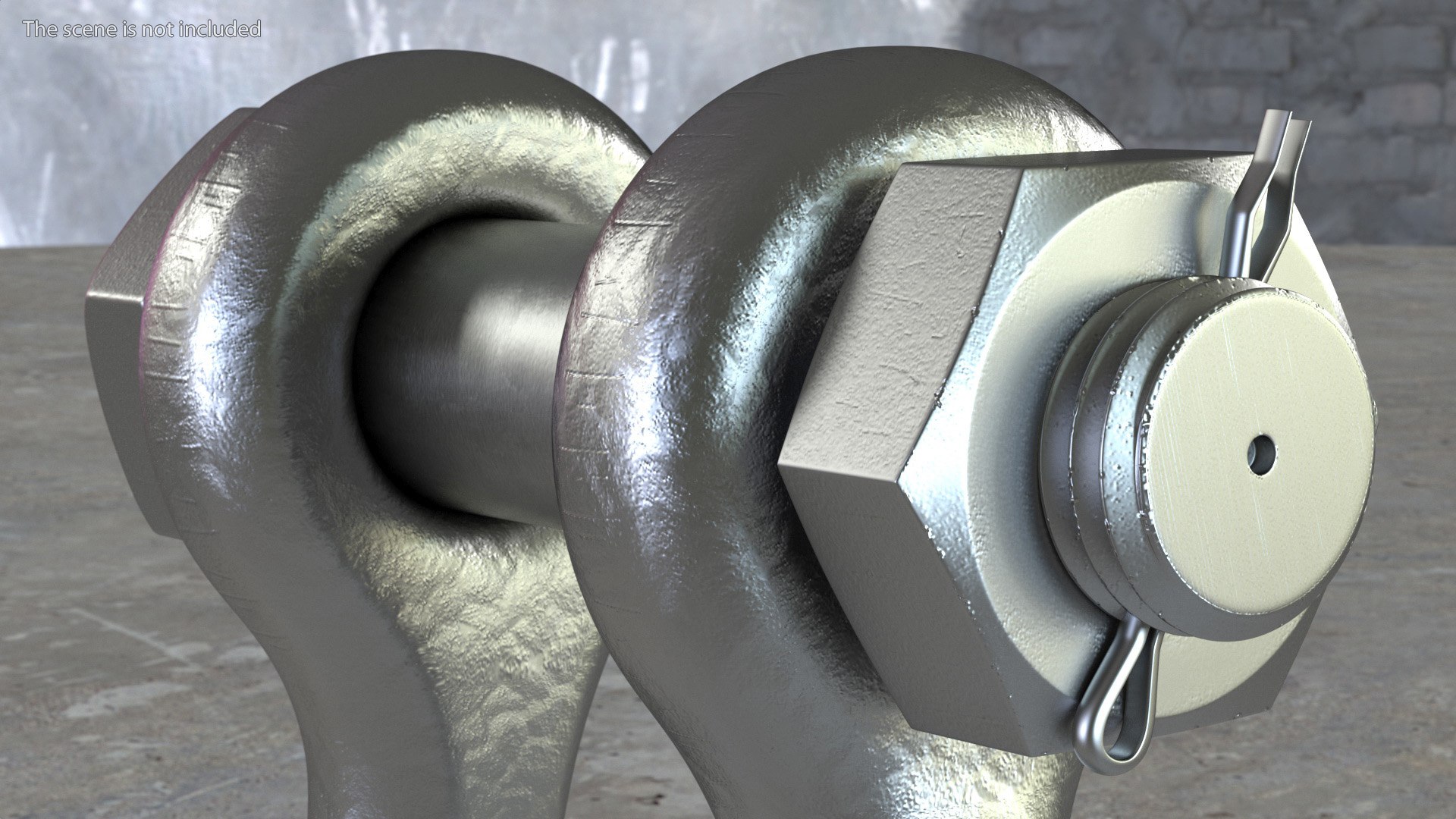 Aluminum Anchor Shackle 3D model - TurboSquid 2022343