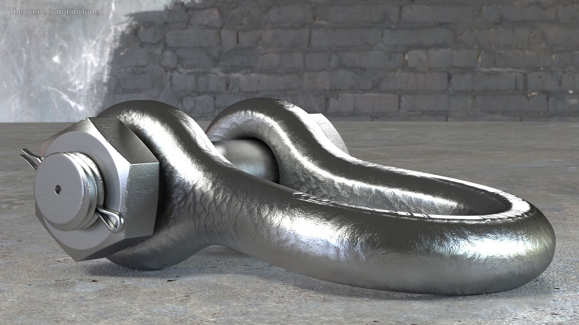 Aluminum Anchor Shackle 3D model - TurboSquid 2022343