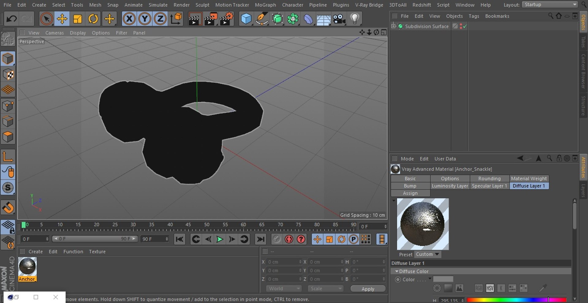 Aluminum Anchor Shackle 3D model - TurboSquid 2022343