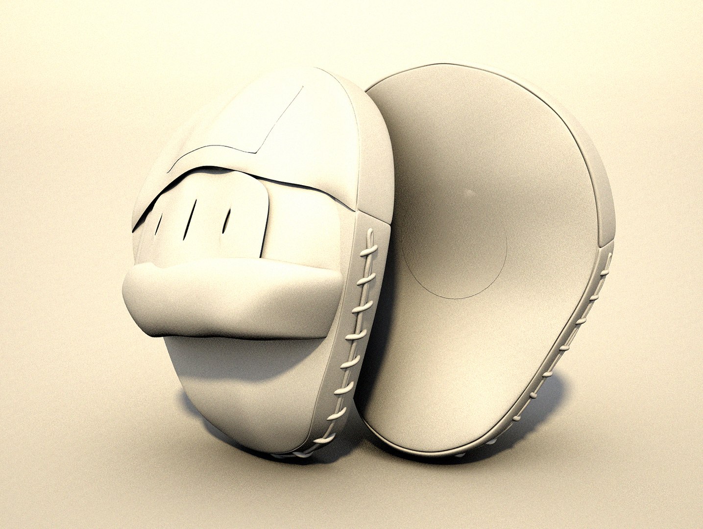 3d Model Boxing Punch Mitts