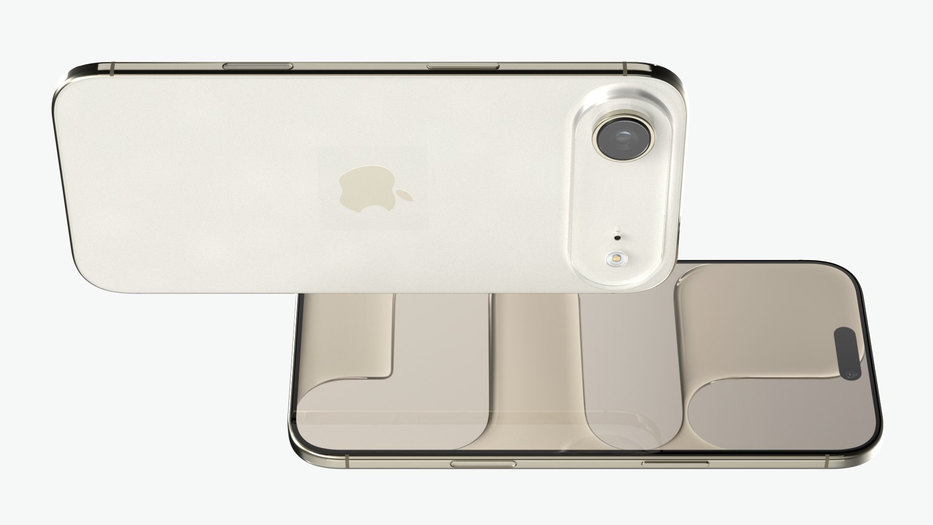 Apple IPhone 17 Air Light Gold Model - TurboSquid 2459632