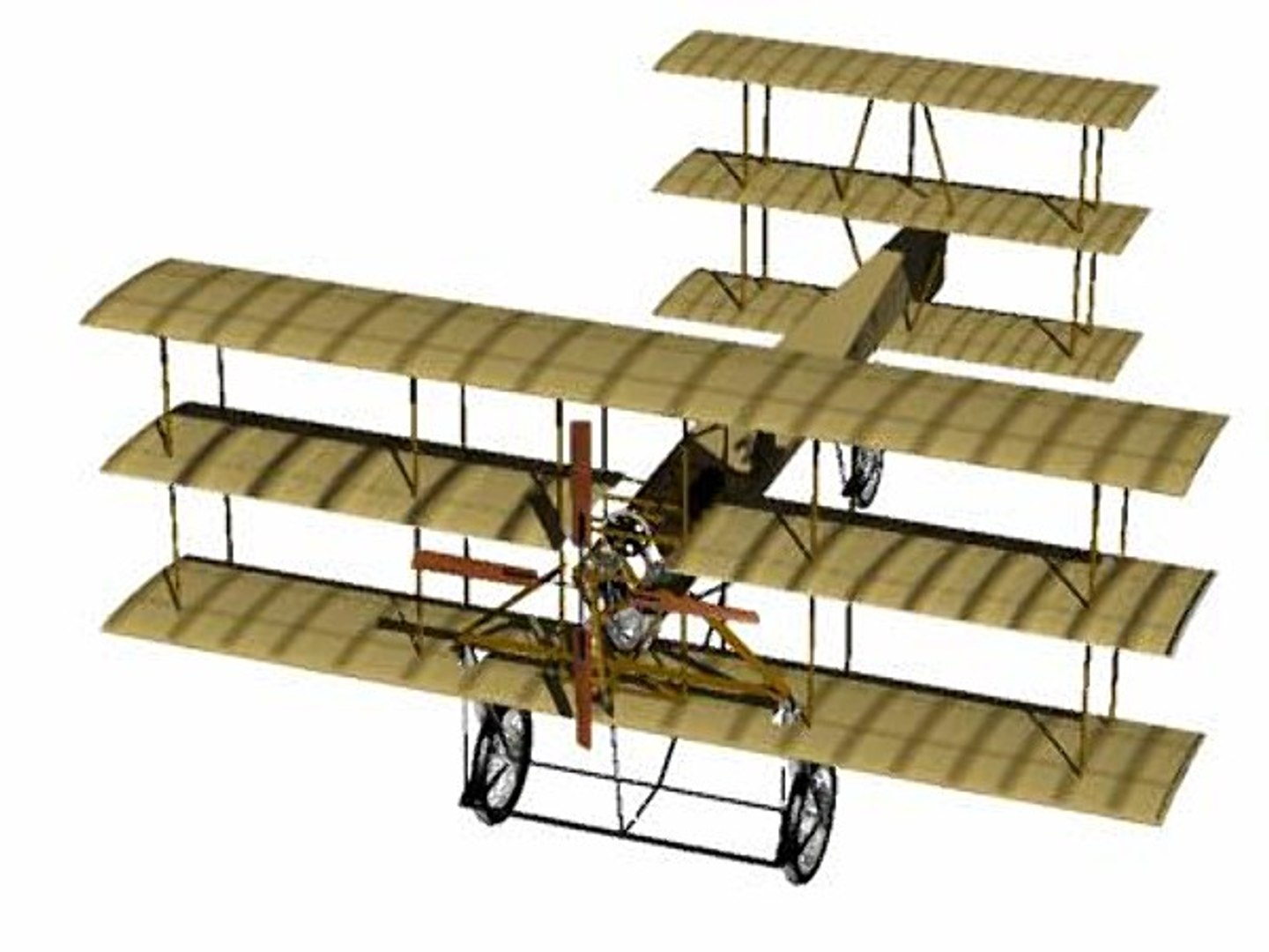 3d Model Avro Triplane