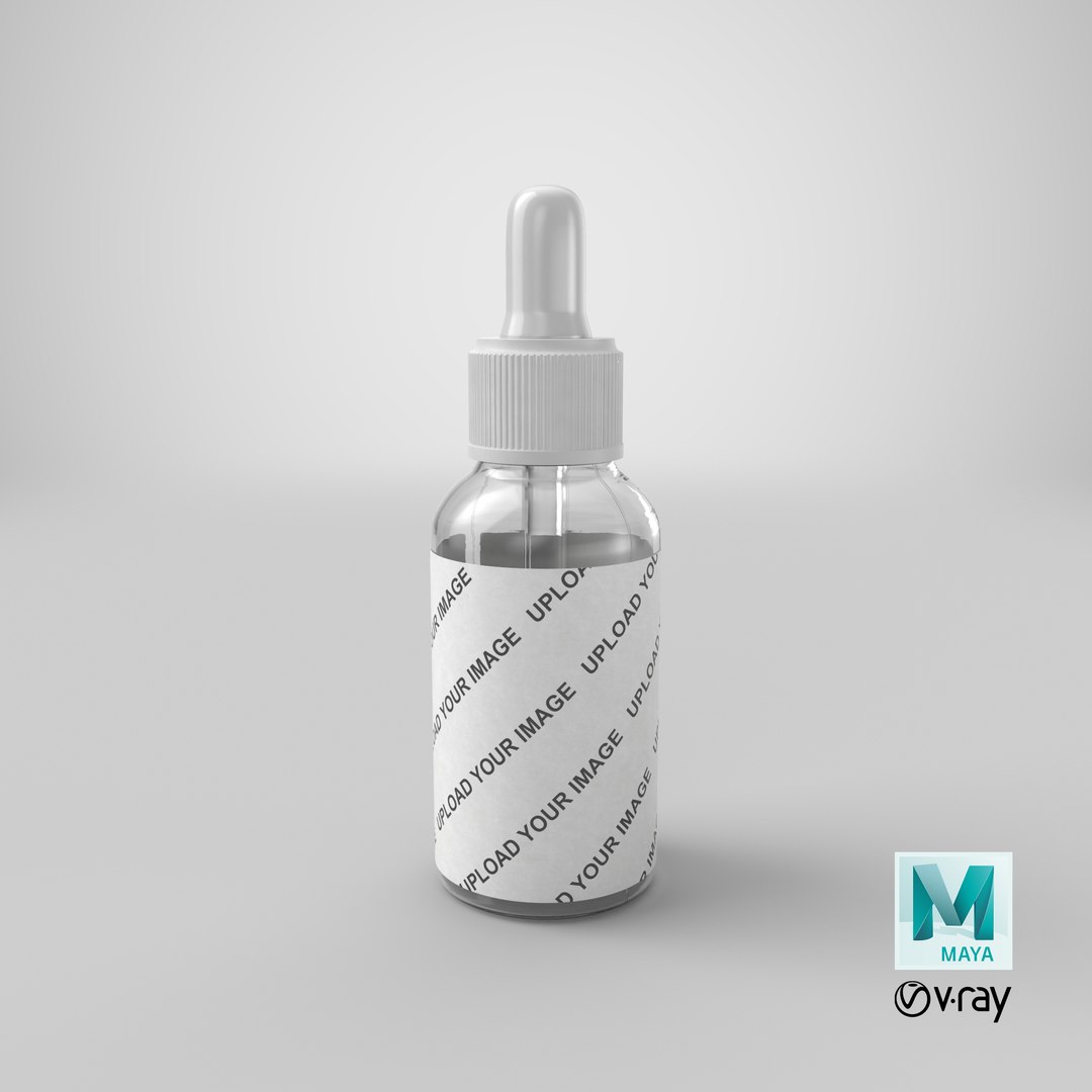 Cosmetic Bottle Dropper 50 Model - TurboSquid 1590414