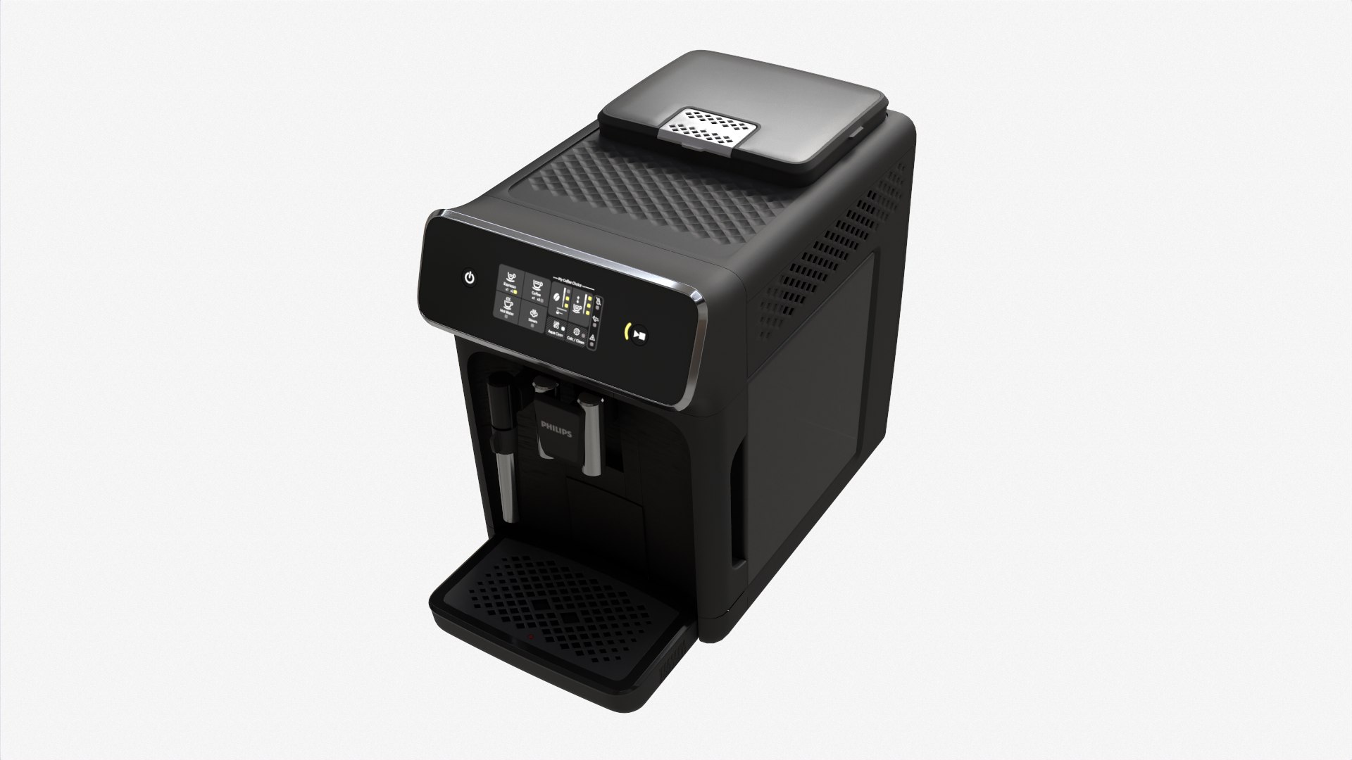 3D Philips Fully Automatic Espresso Machine Series 2000 Low-poly 3D ...