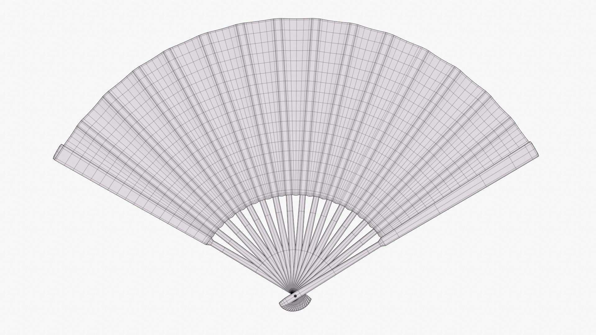 Traditional Chinese Folding Fan 3D Model - TurboSquid 2142381