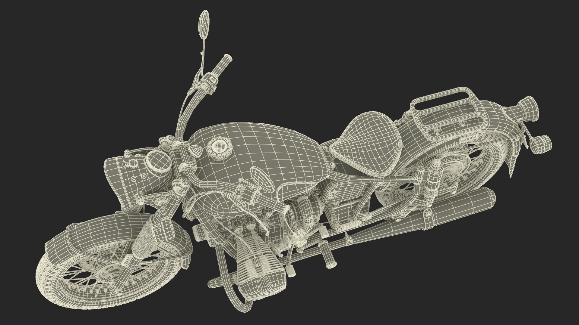 Motorcycle Ural M70 Black Rigged 3D Model - TurboSquid 2397548