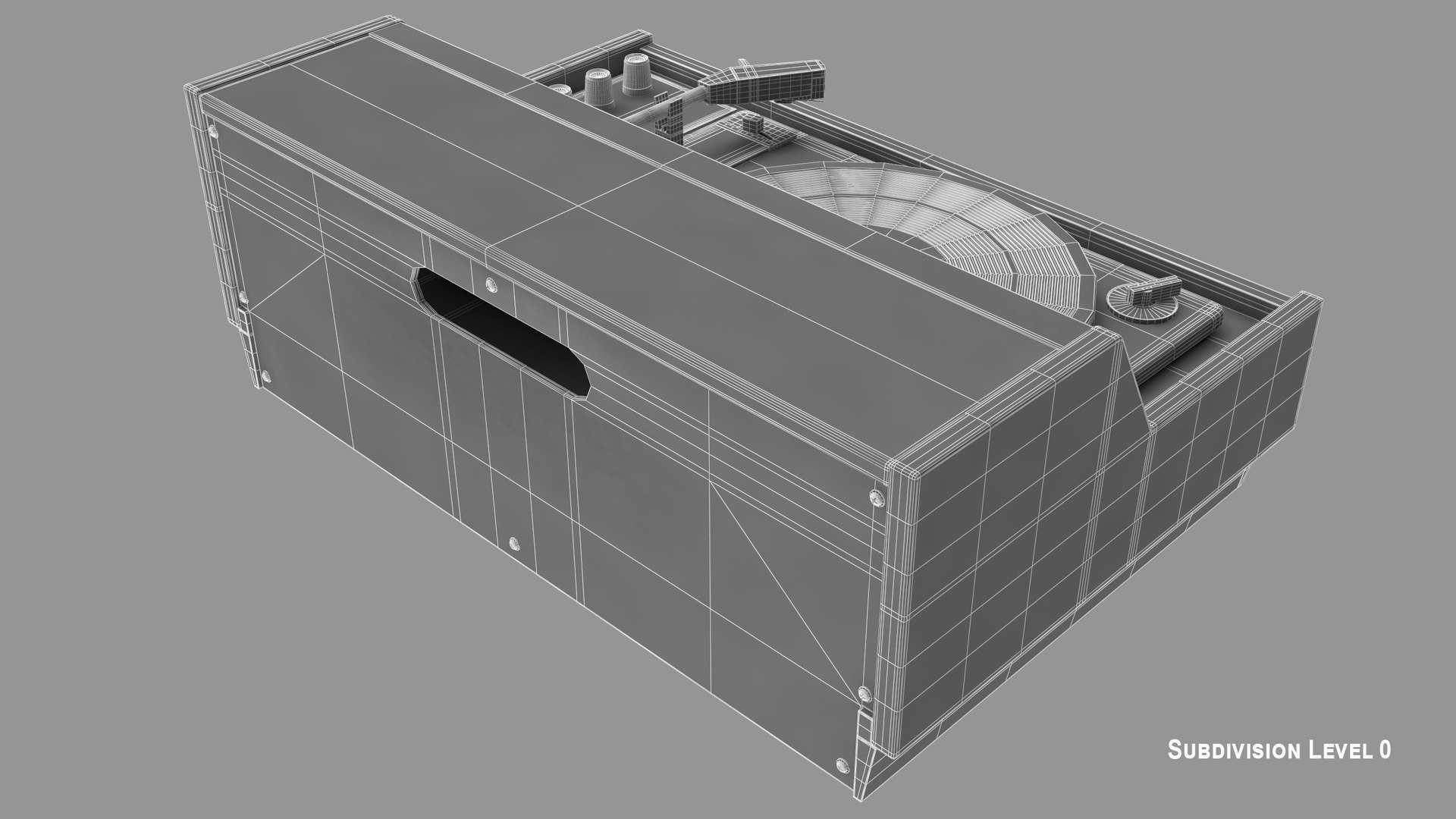 Retro Turntable 3D Model - TurboSquid 1917235