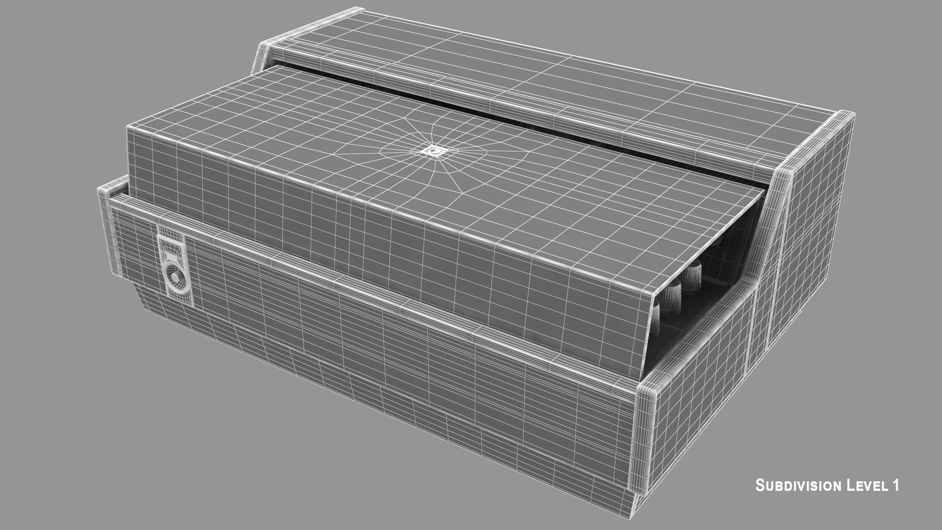 Retro Turntable 3D Model - TurboSquid 1917235