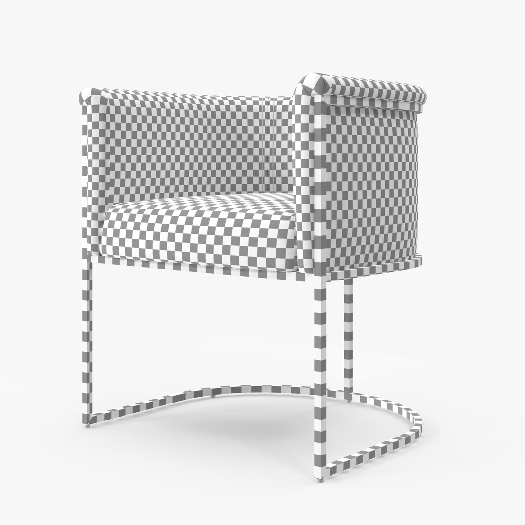 RH WEXLER BARRELBACK LEATHER DINING ARMCHAIR 3D Model - TurboSquid 2099280
