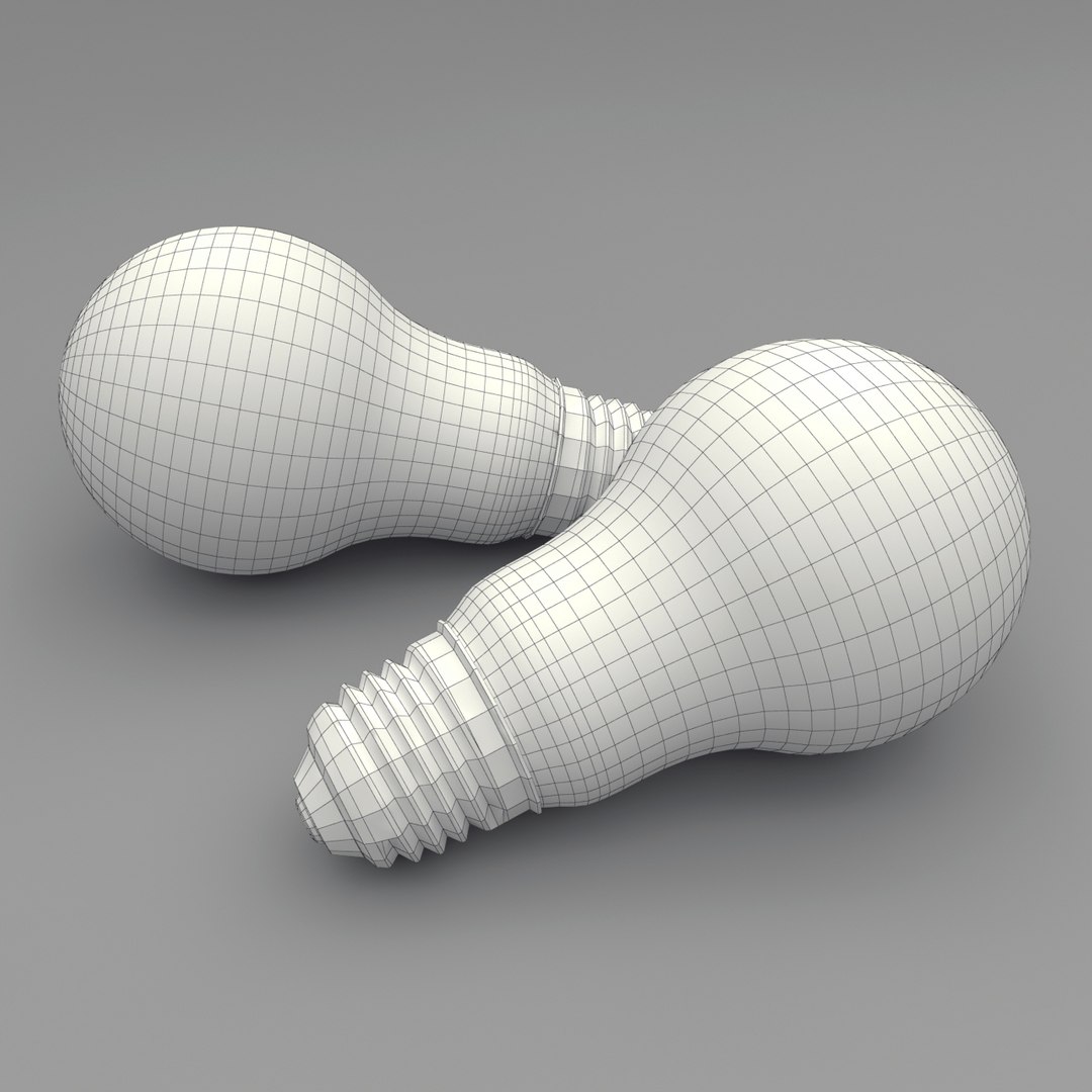 3d edison light bulb