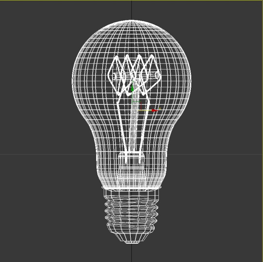 3d edison light bulb