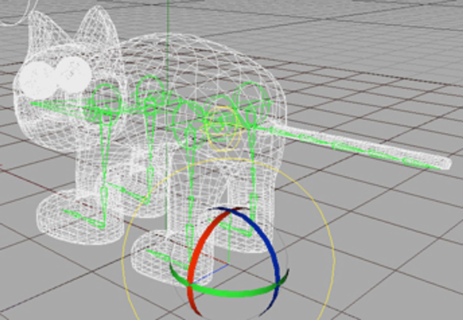 Cute Kitty Cat 3d Model