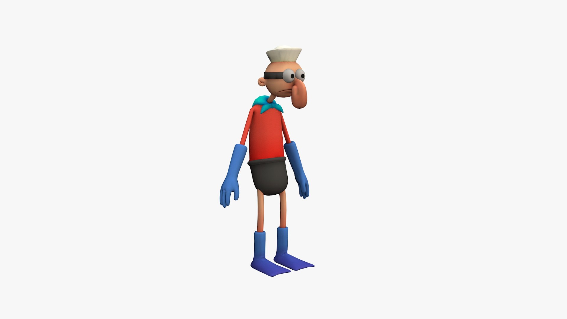 Barnacle Boy - SpongeBob 3D Model - TurboSquid 2397855