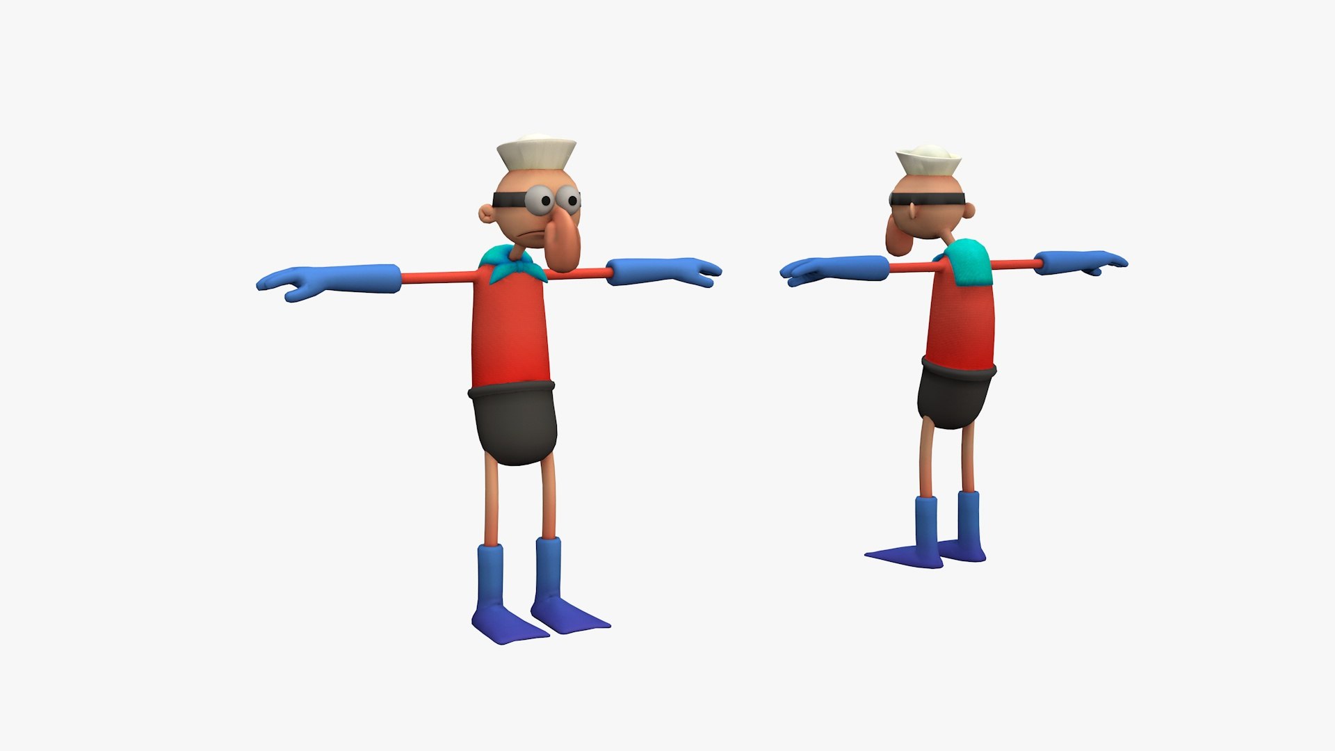 Barnacle Boy - SpongeBob 3D Model - TurboSquid 2397855