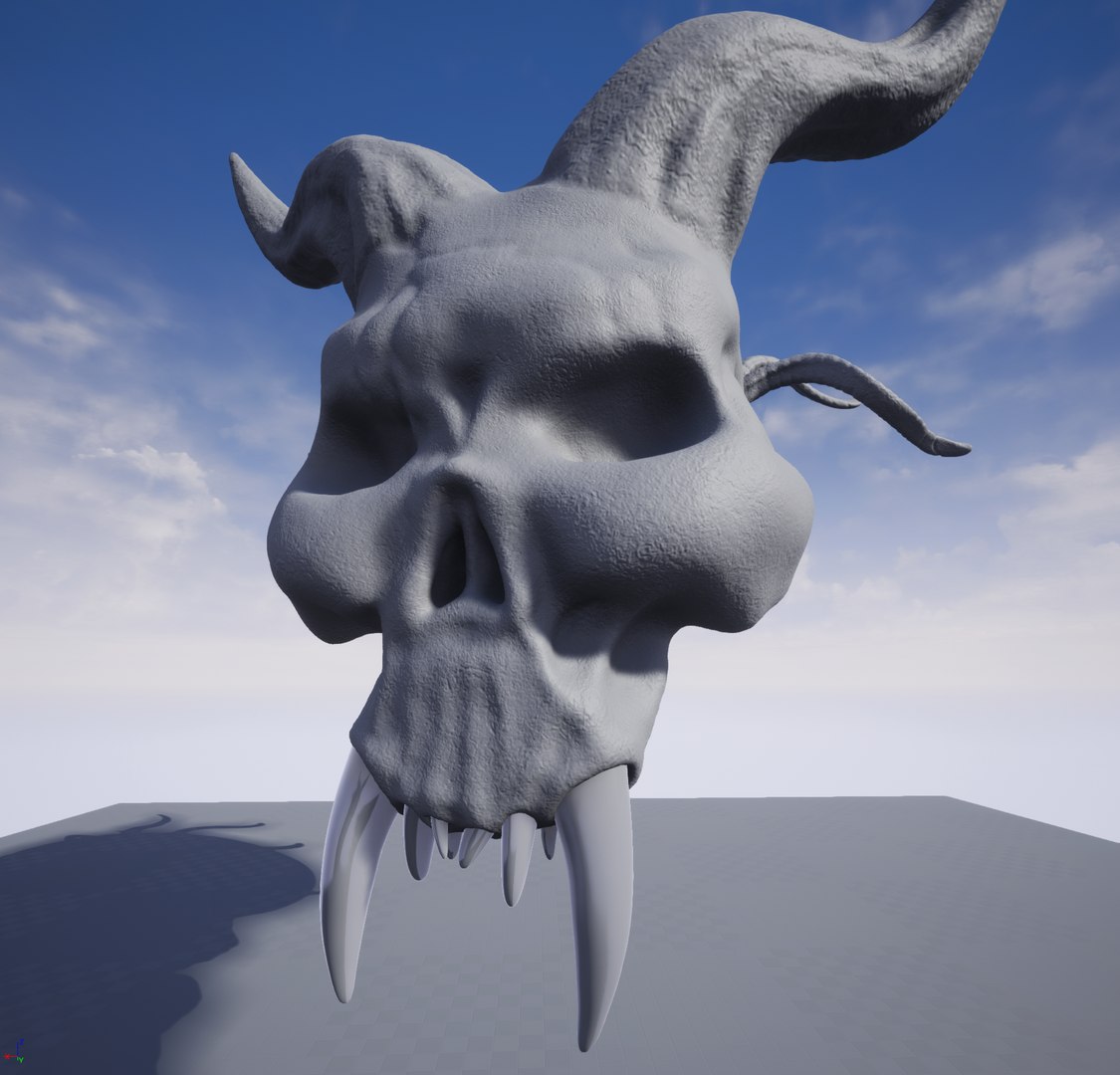 Skull Evil 3D Model - TurboSquid 1382665