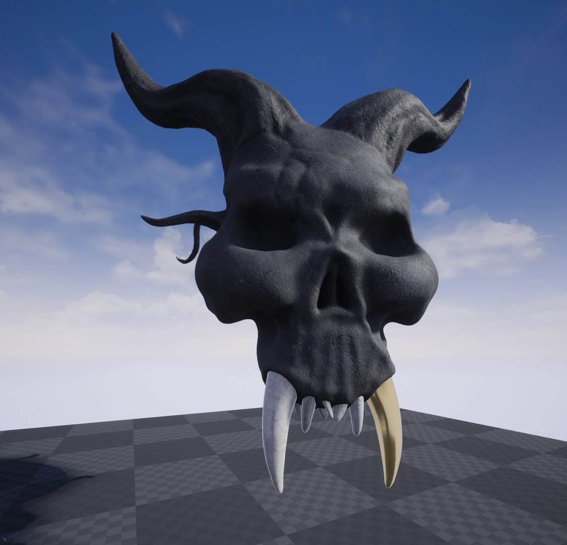 Skull Evil 3D Model - TurboSquid 1382665