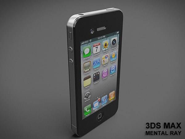 3d model apple iphone 4s