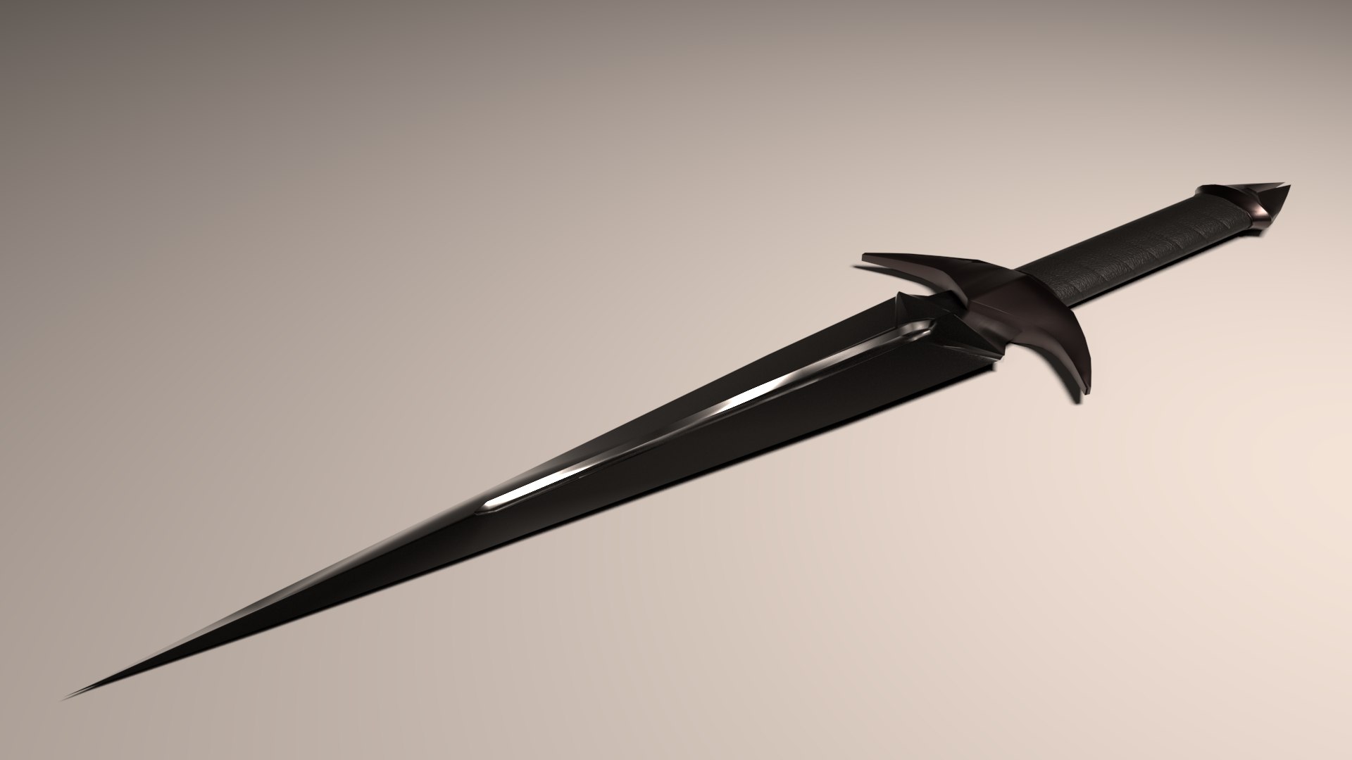 Long Dagger 3D Model - TurboSquid 1639425