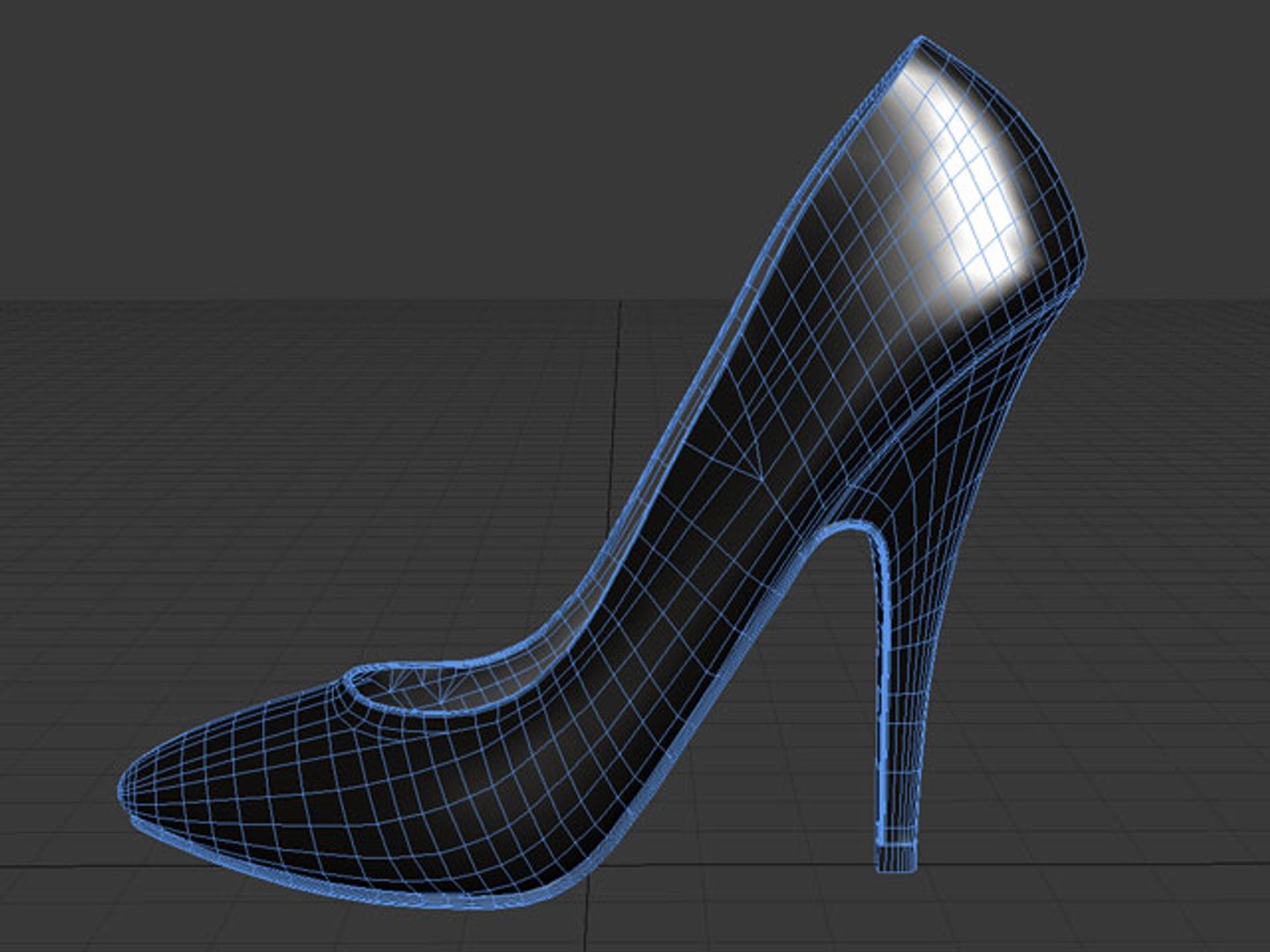 Womens Shoe 1 3d Max