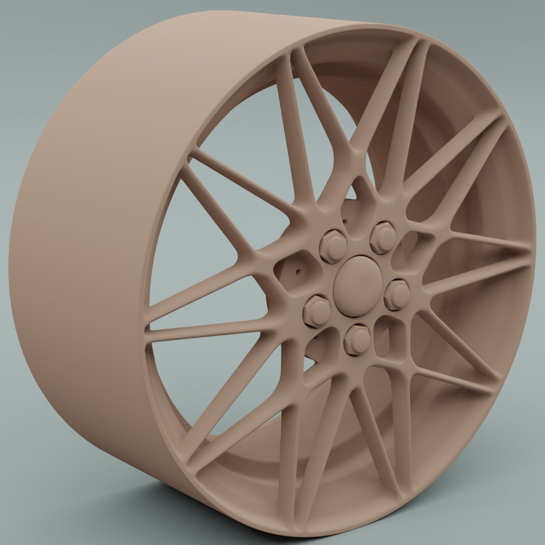 Car rim 3D model - TurboSquid 1773074