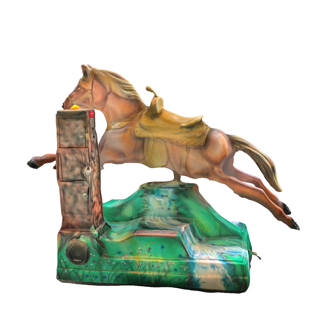 3d lunapark pony machine