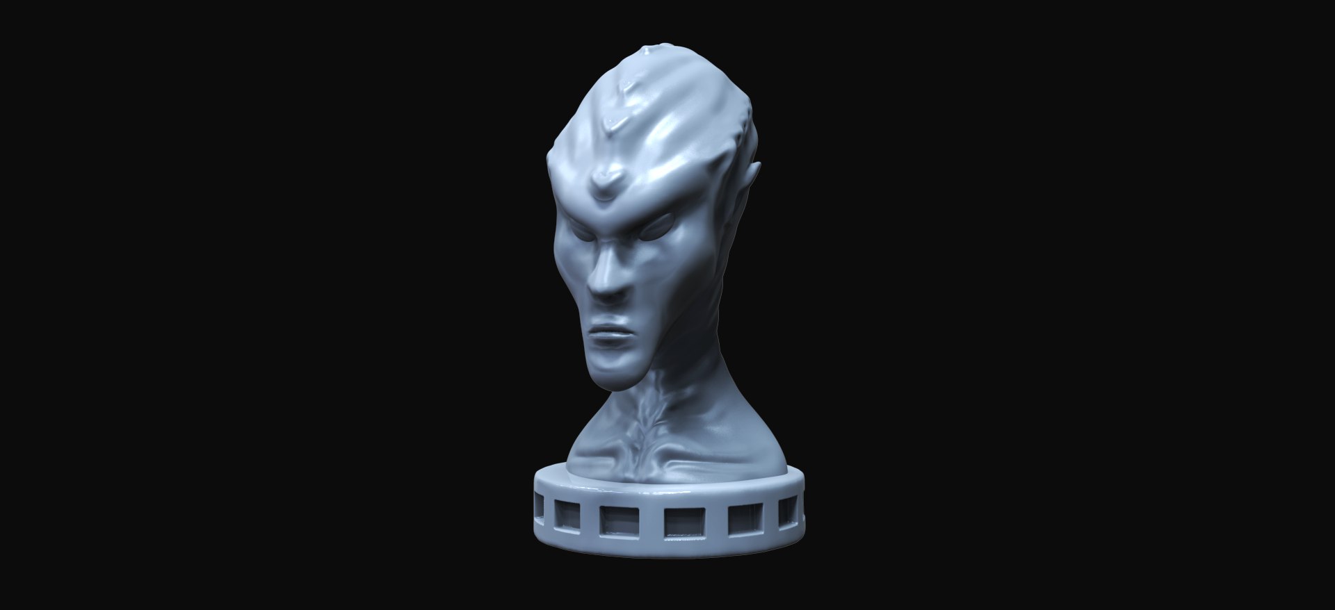 Alien Statue Sculpting 3D Model - TurboSquid 1469986
