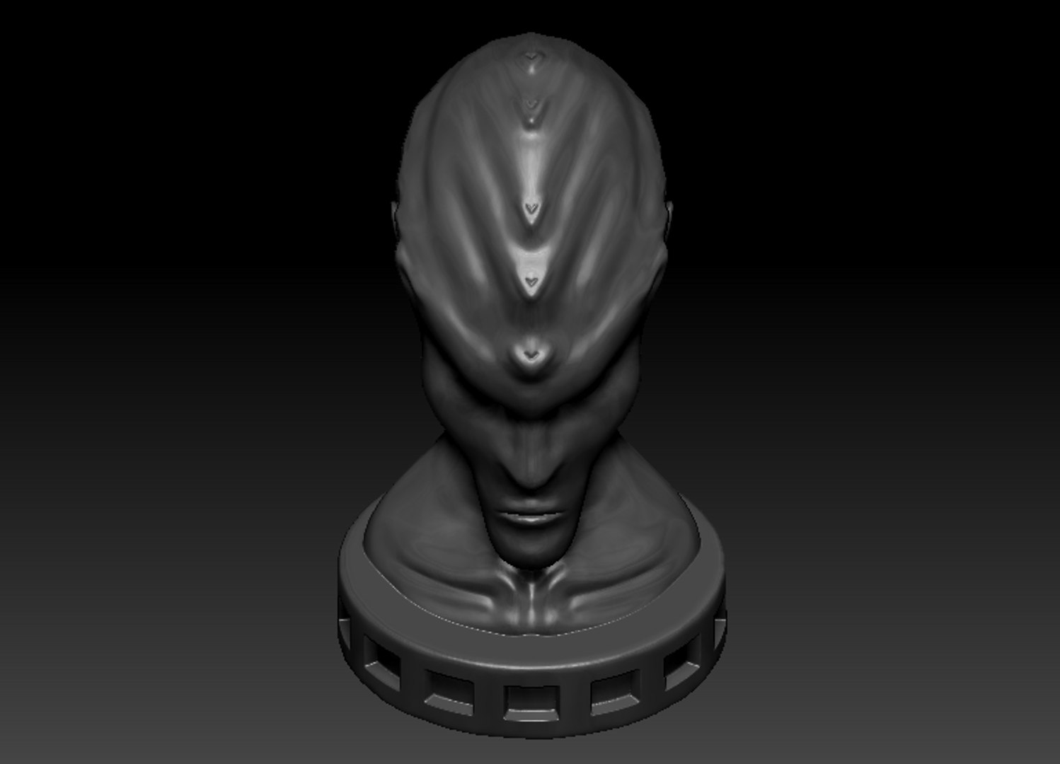 Alien Statue Sculpting 3D Model - TurboSquid 1469986