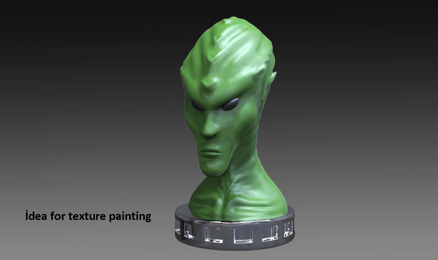 Alien Statue Sculpting 3D Model - TurboSquid 1469986