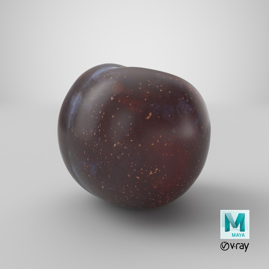 Plum 02 3D - TurboSquid 1451713