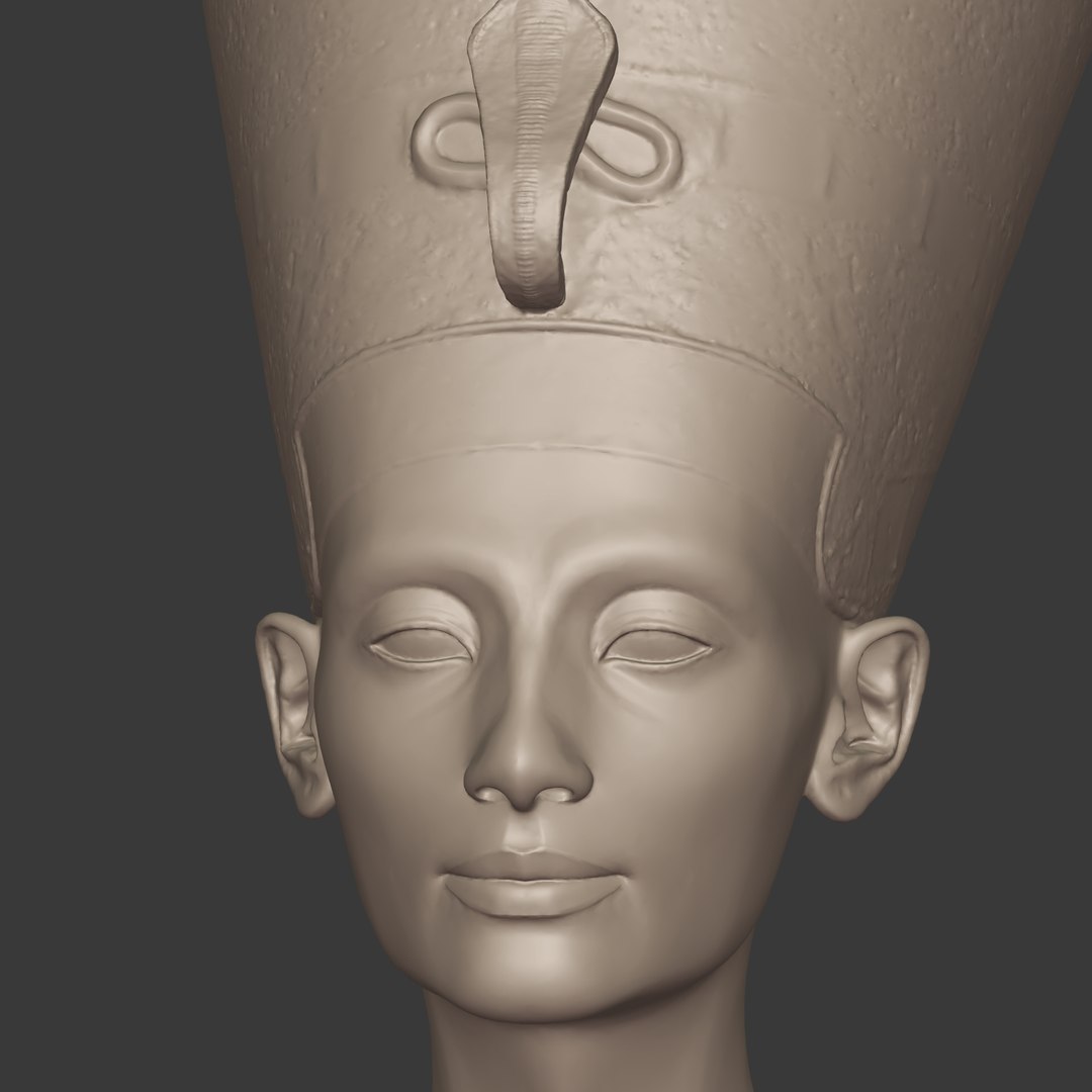 Restored Nefertiti Bust 3D Model - TurboSquid 1718565