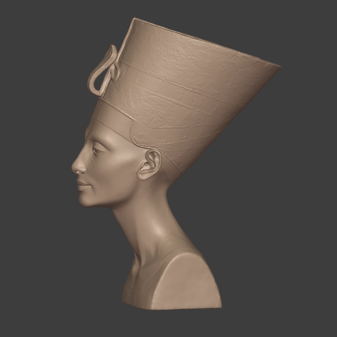 Restored Nefertiti Bust 3D Model - TurboSquid 1718565